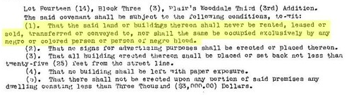 What Are Racial Covenants? | AREA: ARMATAGE REPARATIONS & EQUITY ACTION